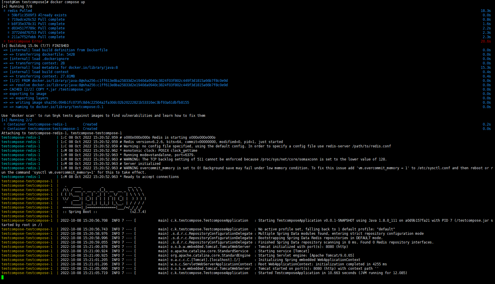 使用Docker Compose发布SpringBoot项目_docker compose部署springboot-CSDN博客