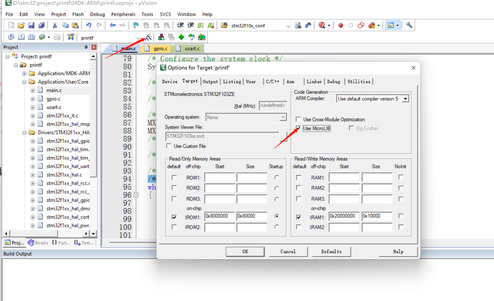 【stm32 Hal库 Stm32cubemx】使用usart1打印串口数据 Stm32f107不使用printf通信 Csdn博客