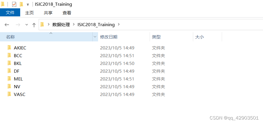 ISIC2018数据集分类预处理-CSDN博客