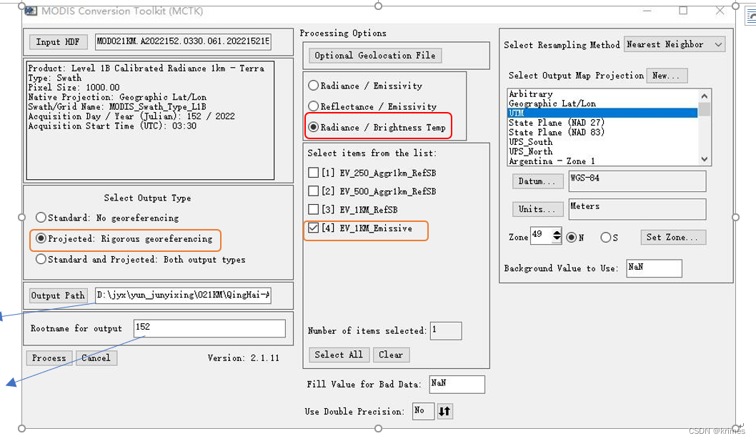 使用ENVI对modis MOD02图像数据转换亮度温度进行标准差计算_envi计算标准差-CSDN博客