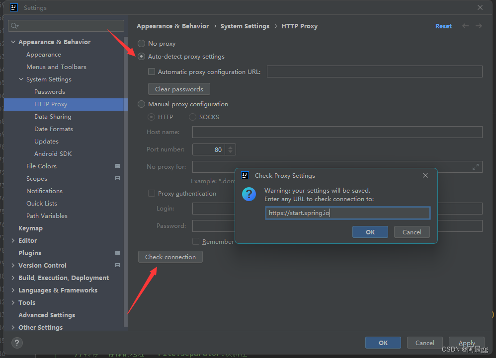 【错误记录】创建Spring项目时报错Error message: Cannot download ‘https://start.spring.io‘_message": "start ...