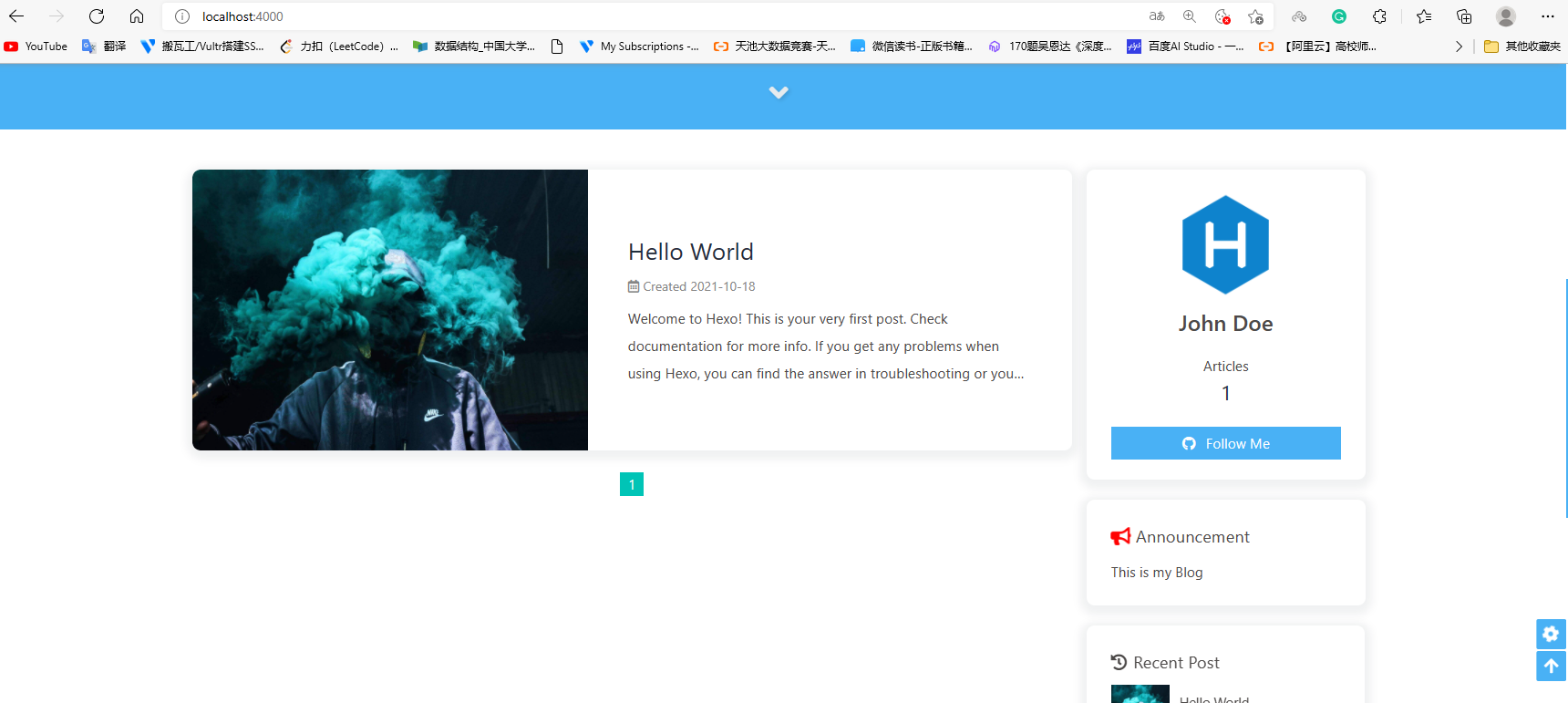 阿里云服务器+Hexo+Nginx搭建个人博客网站_hexo nginx-CSDN博客