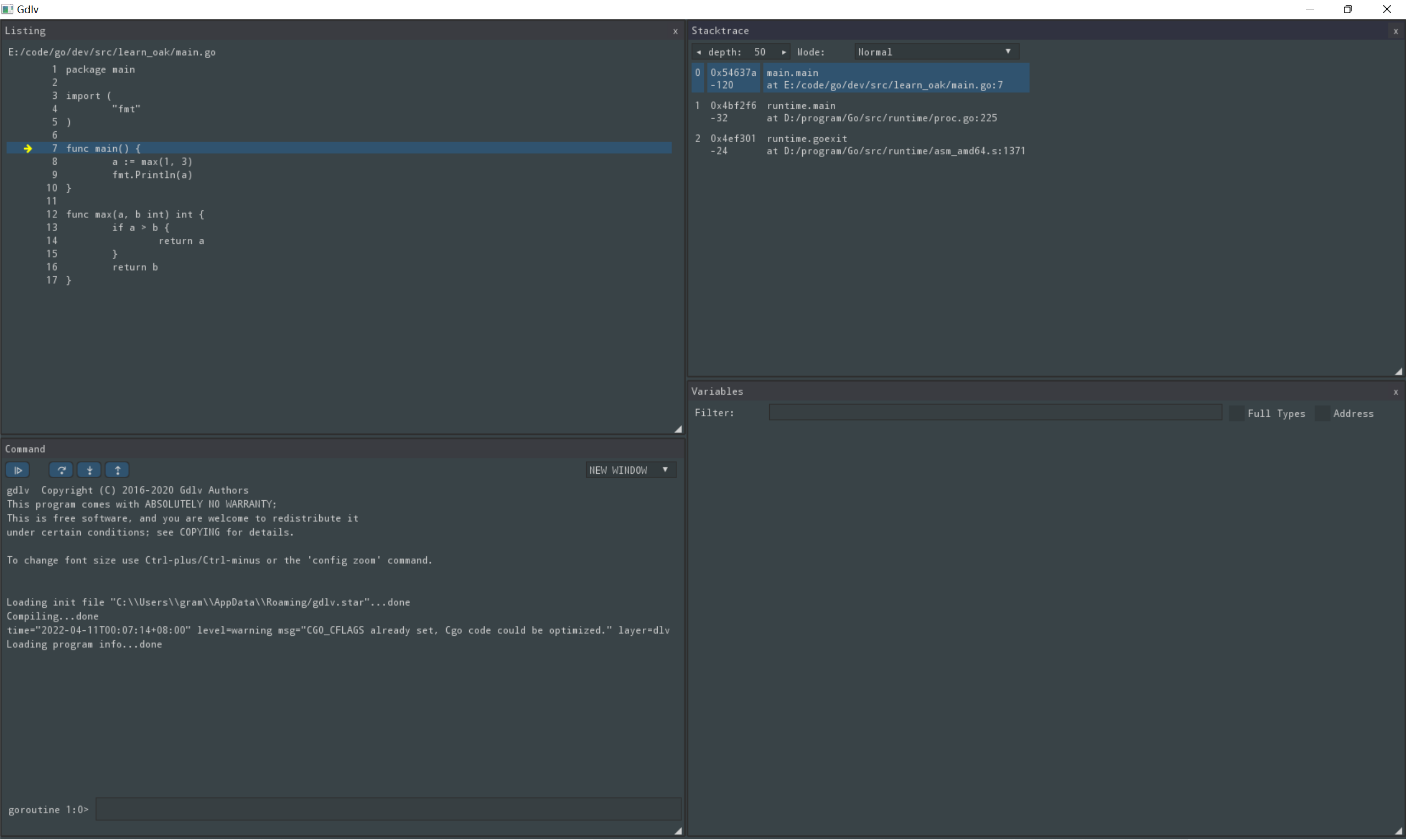 Go调试器Delve_dlv print 地址-CSDN博客