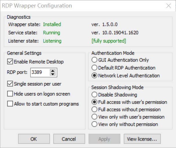 Win10家庭版远程桌面工具RDP Wrapper_rdpwrap-v1.6.2.zip-CSDN博客