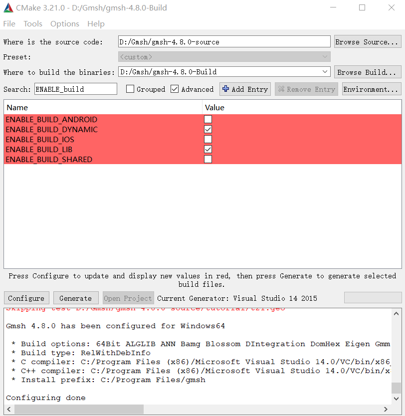 编译Gmsh，生成dll和lib文件，在自建程序中使用Gmsh函数_gmsh vs2015编译-CSDN博客