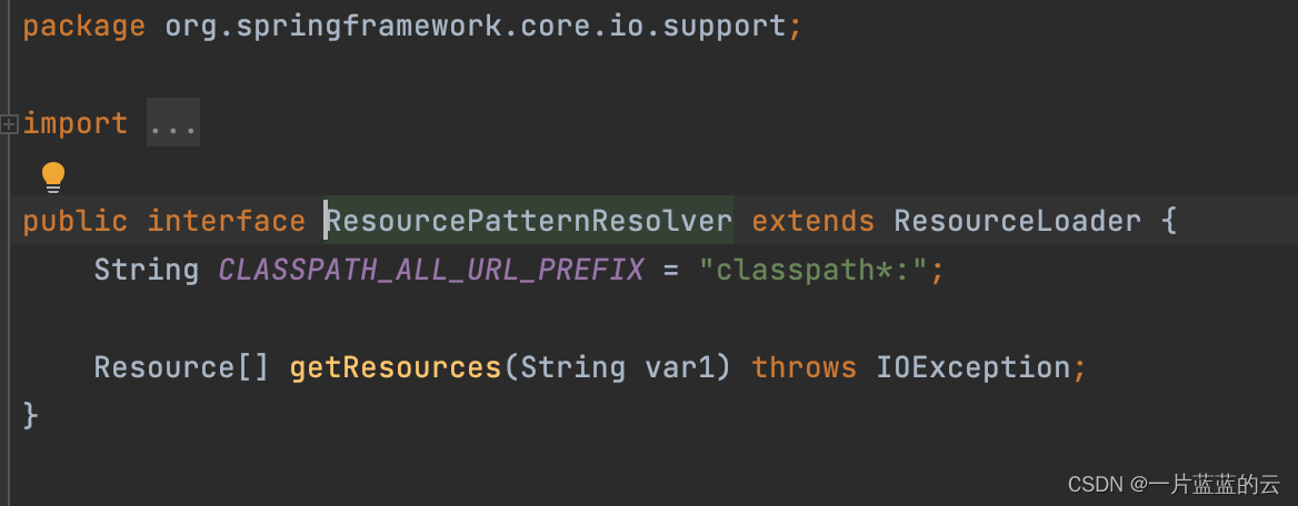 ResourcePatternResolver之读取指定目录下的类信息-CSDN博客