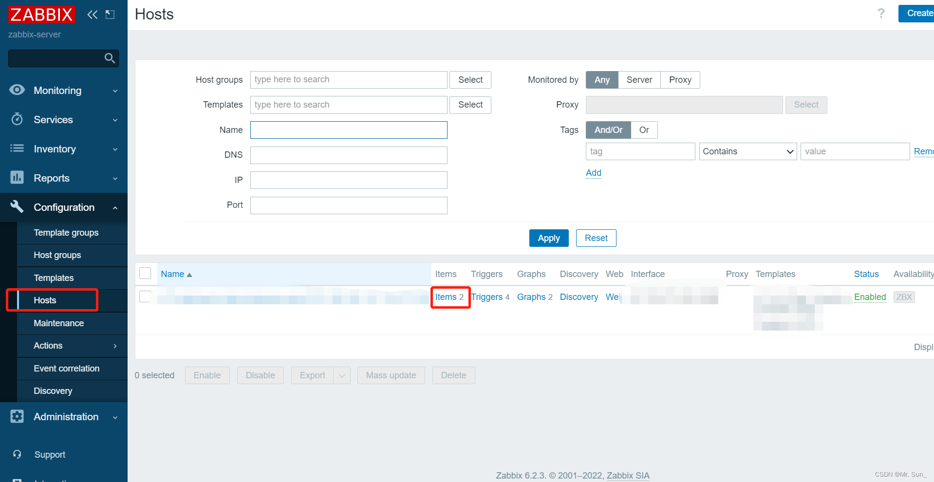 Zabbix6 TCP端口监控配置_zabbix6 监控业务端口-CSDN博客