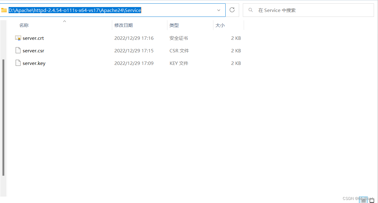 Windows 11下Apache2.4配置SSL_windows apache 装ssl证书_Multiset的博客-CSDN博客