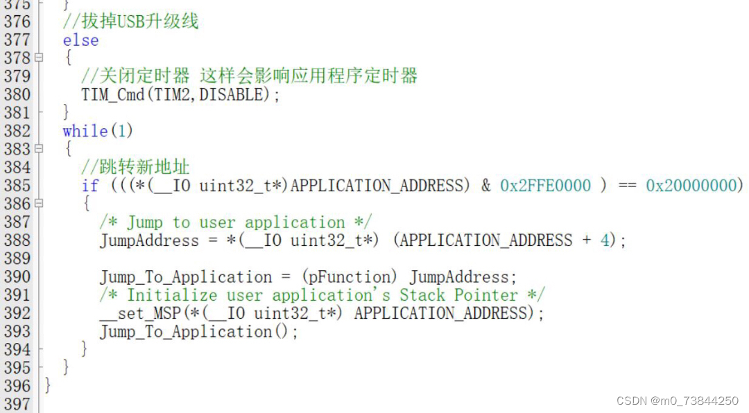 stm32 U盘升级 bootloader程序 基于stm32f407 将升级包下载到U盘中，插入到设备中，完成对主程序的升级_stm32 bootloader u盤-CSDN博客