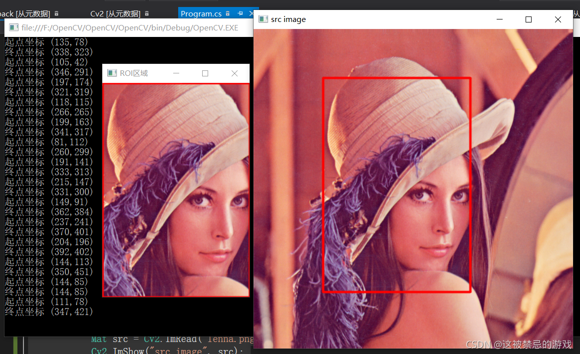 Opencvsharp 笔记17 鼠标操作与响应c Opencvsharp用鼠绘制矩形 Csdn博客