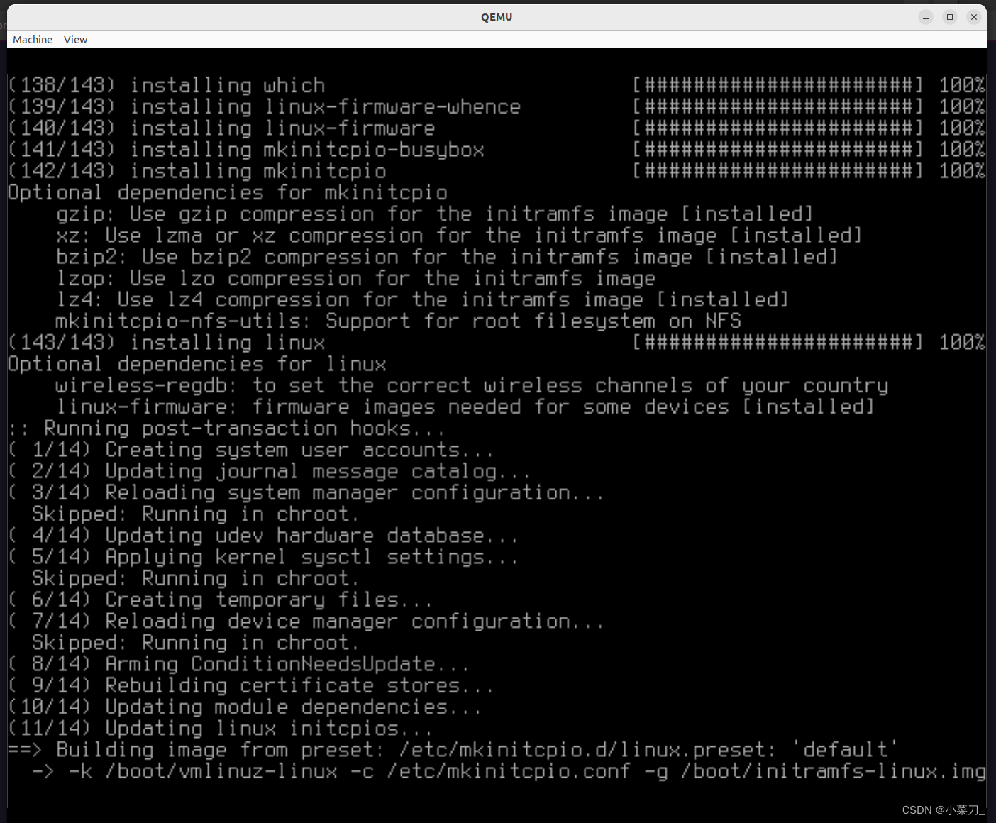在x86平台体验龙芯LoongArch--使用Qemu-7.2安装LoongArch版的ArchLinux_archlinux loongarch-CSDN博客