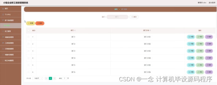 【附源码】java计算机毕业设计小型企业职工信息管理系统(程序lw部署)小型企业员工管理系统 Csdn博客