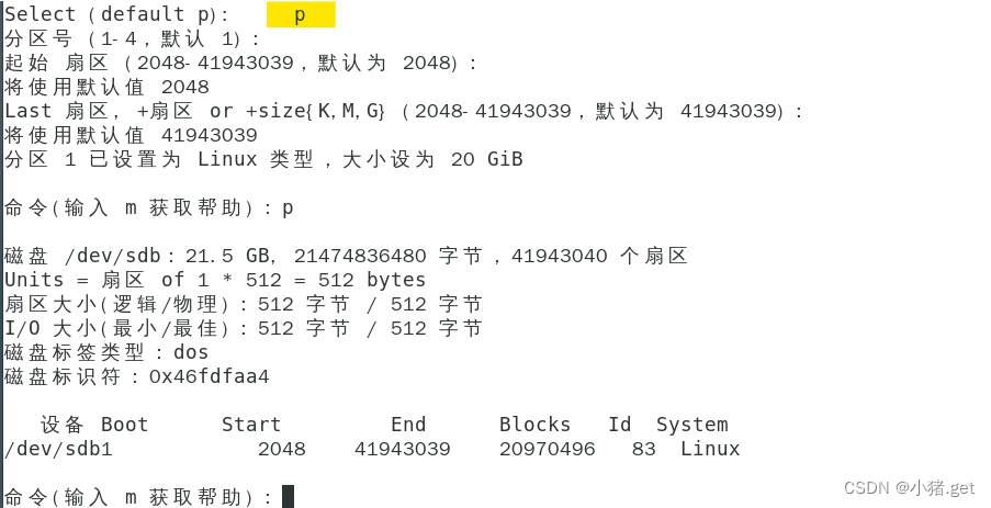 Linux 磁盘查看和分区类_linux查看磁盘分区-CSDN博客