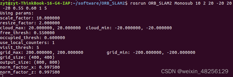 Ubuntu1604 运行orbslam2 并实现地图栅格化ubuntu Opencv Opengl 绘制250250栅格地图 Csdn博客 