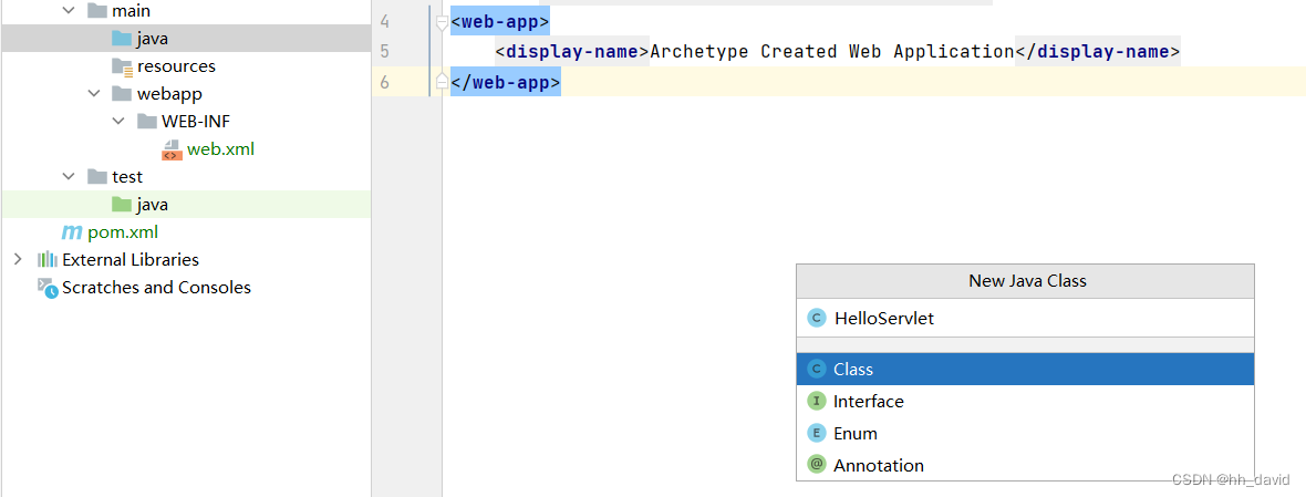 使用servlet 实现 Hello World (七大步)idea创建maven编写helloworldservlet页面详细教程 Csdn博客
