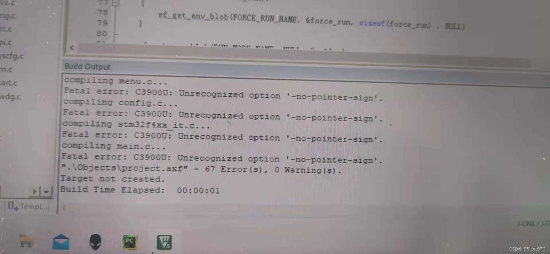 Fatal error: C3900U: Unrecognized option “-no-pointer-sign“._fatal error: c3900u: unrecognized ...