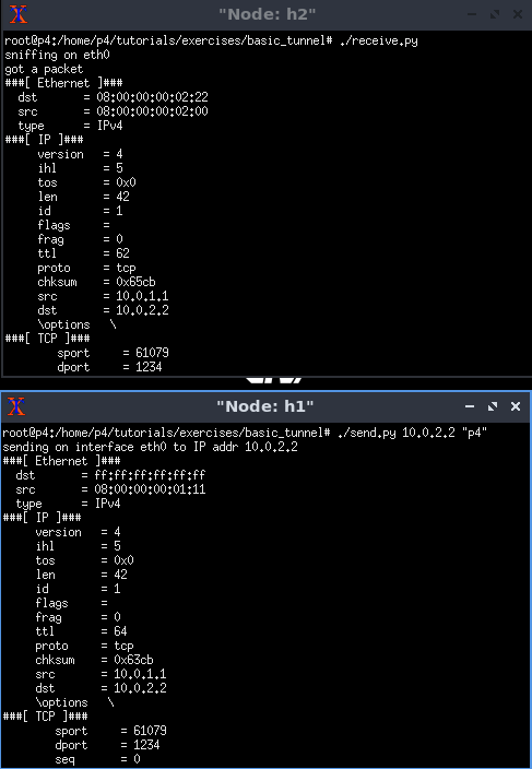 【P4lang】P4数据平面编程实验basic_tunnel_basic tunnel-CSDN博客