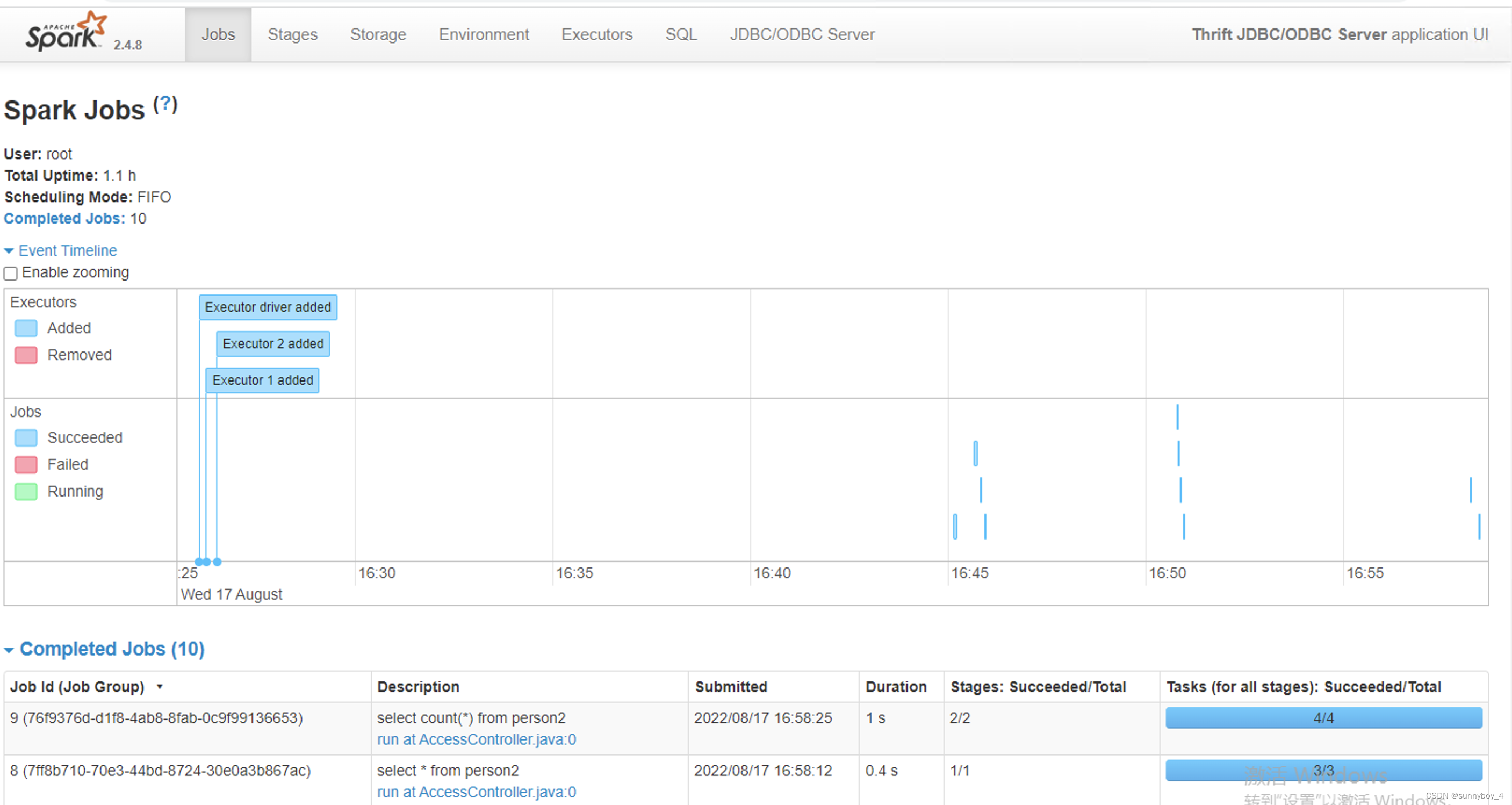 采用yarn方式启动spark-thriftserver_thriftserver yarn-CSDN博客