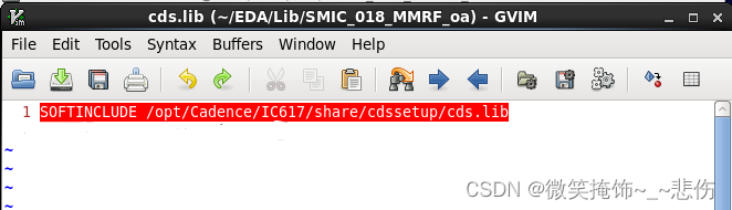 Virtuoso 添加工艺库不能保存（Couldn‘t save to file:“/opt/Cadence/lC617/share/cdssetup/cds.lib“ It can‘t ...