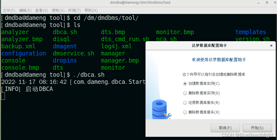二、DM实例的创建和管理_dm管理工具表重建与重建列-CSDN博客