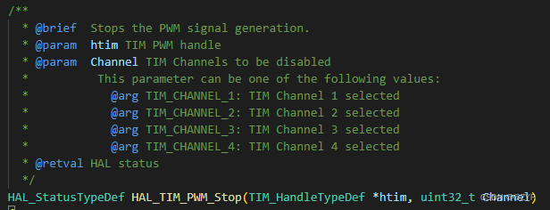 【踩坑笔记】HAL库TIM_CHANNEL_ALL使用范围_ahl库关pwm通道1,怎么通道2也被关了-CSDN博客