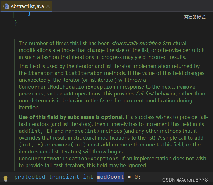 Java—— Concurrentmodificationexception(并发修改异常)java