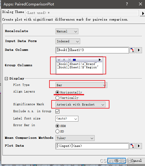 数据分析学习记录（五）--Paired Comparison Plot App插件的使用-CSDN博客
