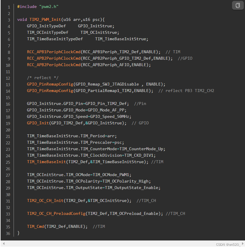 stm32同时使用TIM2、TIM3、TIM4输出PWM控制三个舵机-CSDN博客