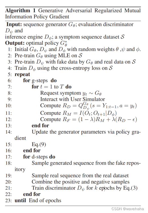 对话诊断(X)Generative Adversarial Regularized Mutual Information Policy Gradient Framework for ...