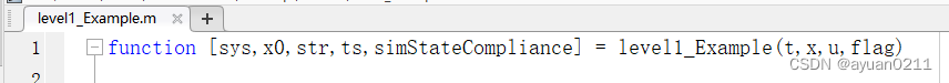 Matlabsimulink S Function函数(matlab版本2020a)simulink创建level 2 Matlab S Fu函数 Csdn博客