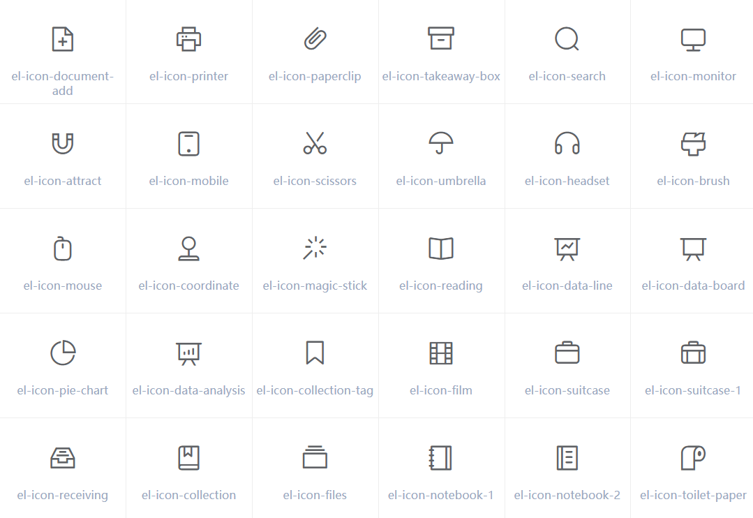 Element UI中的图标_elementui图标库-CSDN博客