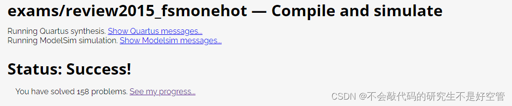 Verilog刷题HDLBits——Exams/review2015 fsmonehot_derive next-state logic equations and output logic ...