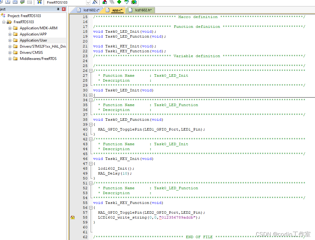 基于stm32cubemxfreertos的proteus仿真lcd1602 Csdn博客