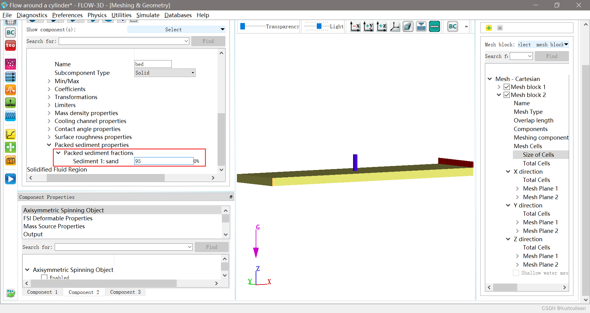 【Flow3D】水利冲淤模型练习步骤记录_flow3d冲刷-CSDN博客