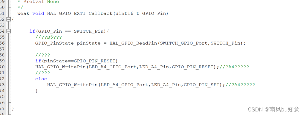 stm32外部中断模式控制灯亮灭_stm32f103r6通过外部中断控制led亮灭-CSDN博客
