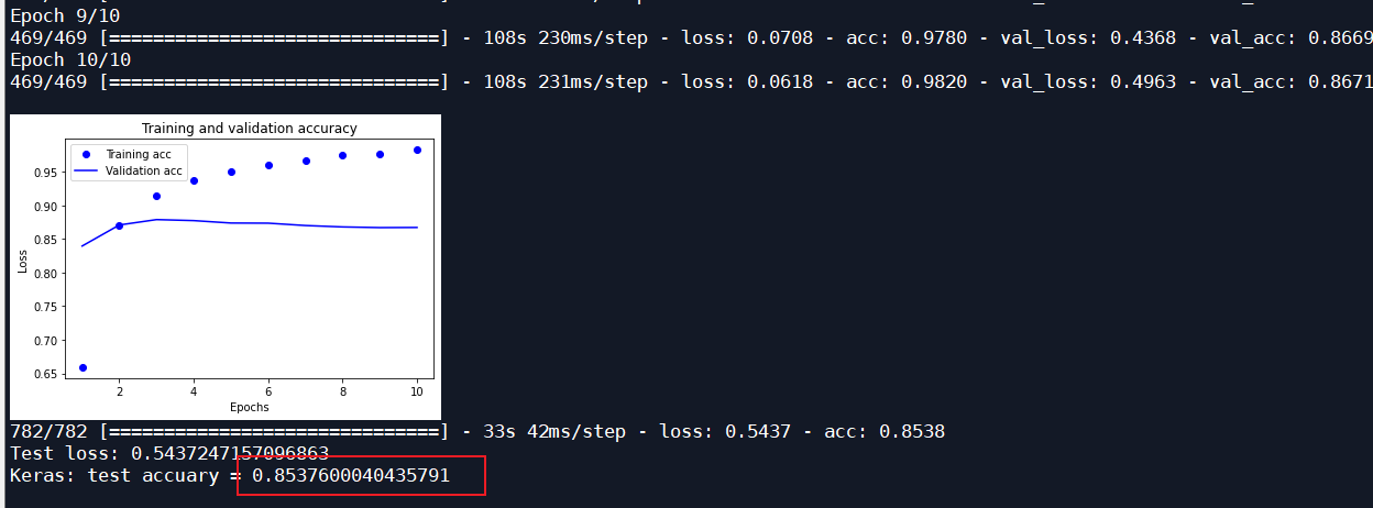 人工智能--使用神经网络分析电影评论_对kears自带的keras.datasets.imdb英文影评数据,分析该影评是正面评价还是负-CSDN博客