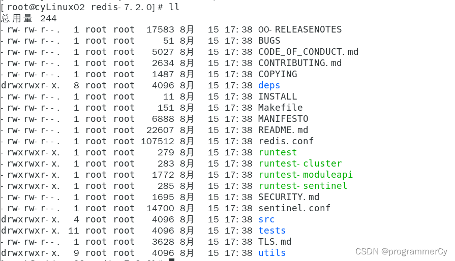 Linux 下的 Redis 安装_linux安装redis7.2.0-CSDN博客