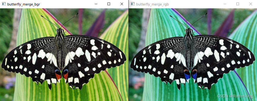 OpenCV-Python学习（9）—— OpenCV 通道的分离与合并(cv.split、cv.merge、cv.mixChannels ...