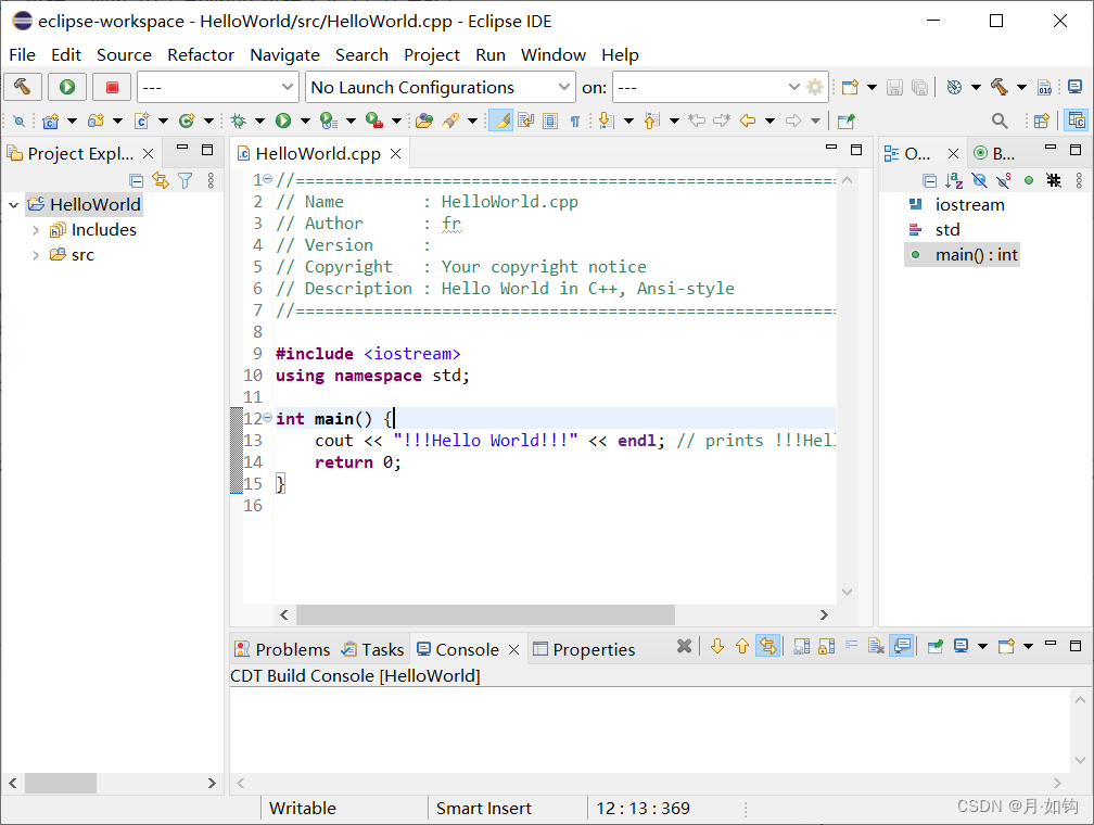 环境搭建：Win 10 + Eclipse 搭建 C/C++ 开发环境_eclipse c++-CSDN博客