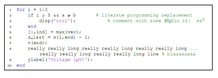 在LATEX中优雅地插入MATLAB代码_latex中给matlab代码块加小标题-CSDN博客