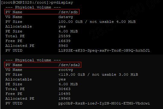 Linux磁盘管理（磁盘、pv、vg、lv、挂载点之间的关系及常用命令）_vg lv-CSDN博客