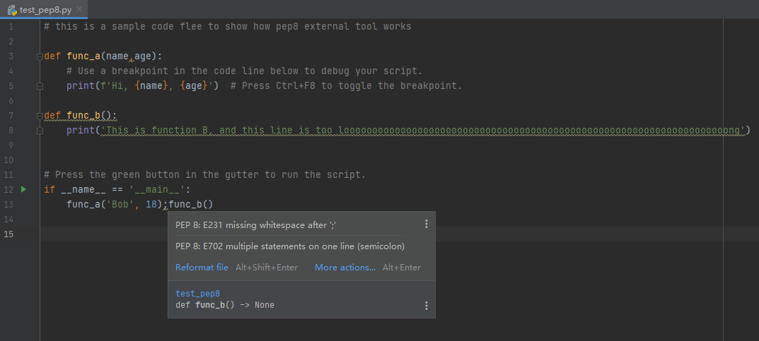 使用aotupep8自动批量调整代码以符合PEP-8规范_autopep8 csdn-CSDN博客
