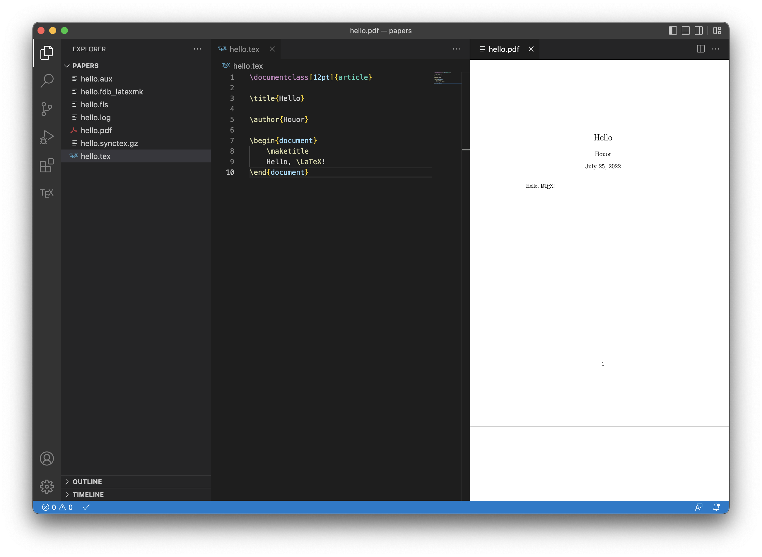 使用VS Code编辑TeX文件-CSDN博客