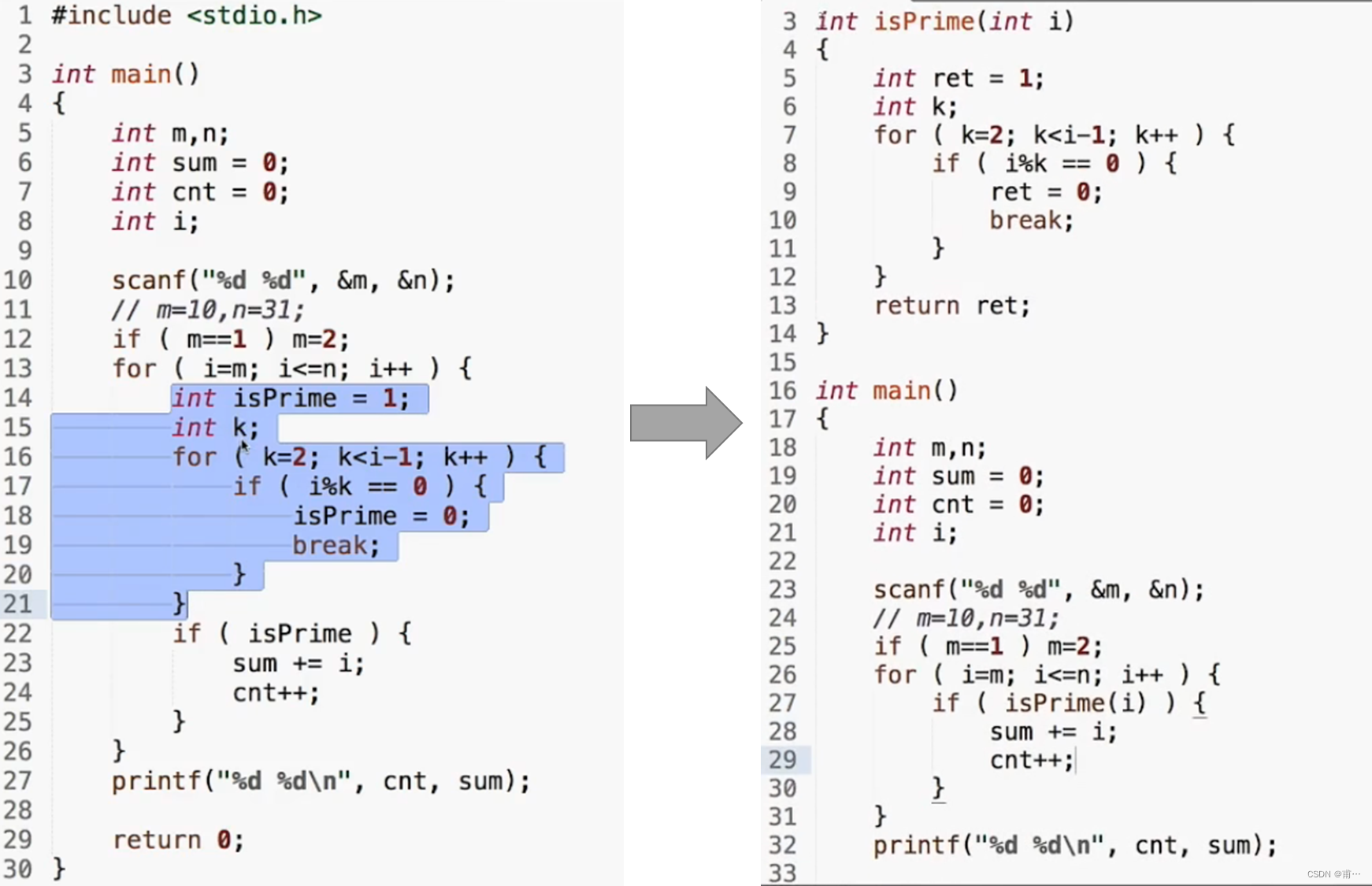 【C语言学习笔记】翁恺课程（3）_int isprime(int x,int knowprime[],int numberofknow-CSDN博客