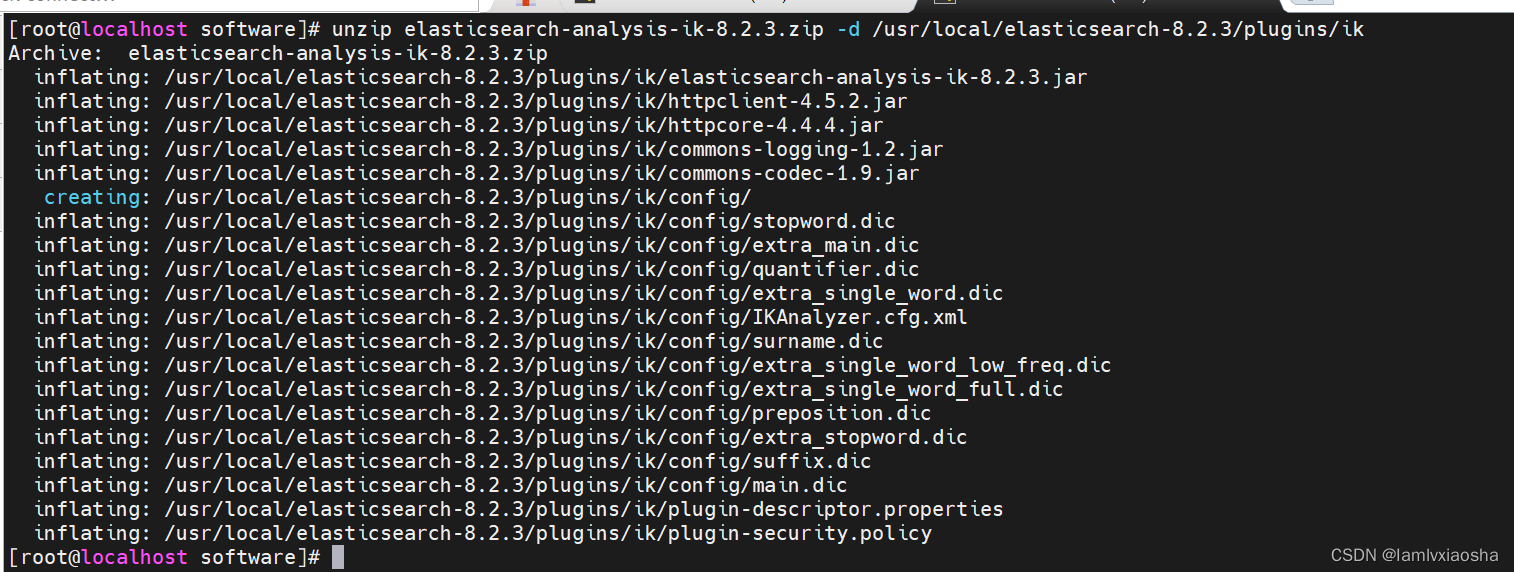 1.8 Elasticsearch建立IK中文分词器_elasticsearch-analysis-ik-8.2.3.zip-CSDN博客