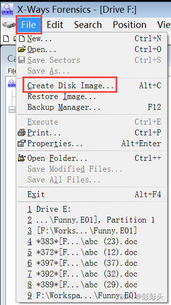 （四）计算机取证-用FTK Imager-X ways Forensics取证复制_accessdata ftk imager菜鸟教程_彭彭头的博客-CSDN博客