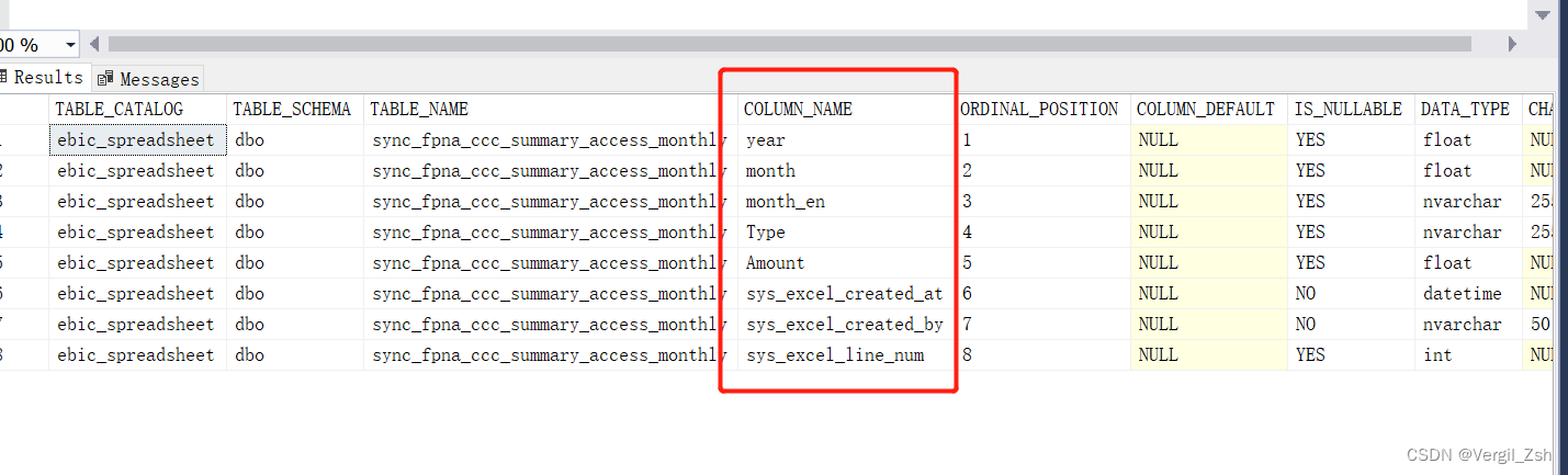 python操作SqlServer获取特定表的所有列名_python打印sql出全部的列名称-CSDN博客