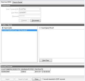 Oracle 通过ODBC将Excel数据导入Oracle数据库_odbc导入excel-CSDN博客