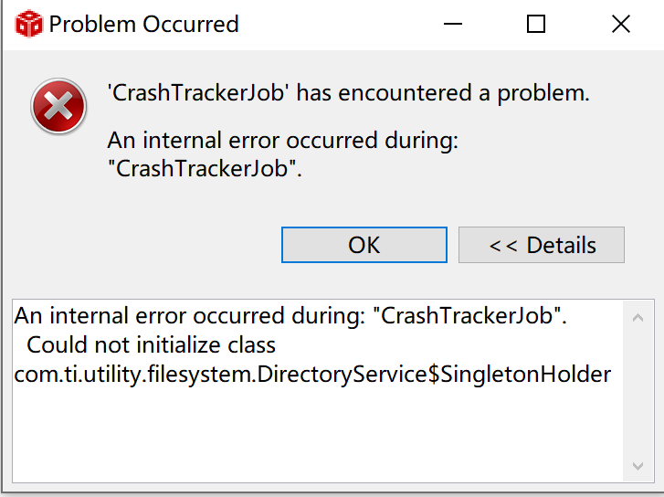 使用CCS v11过程中遇到的问题_crashtrackerjob-CSDN博客