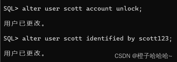 Oracle中scott用户修改密码和解锁用户的解决方法_怎么给scott改密码-CSDN博客